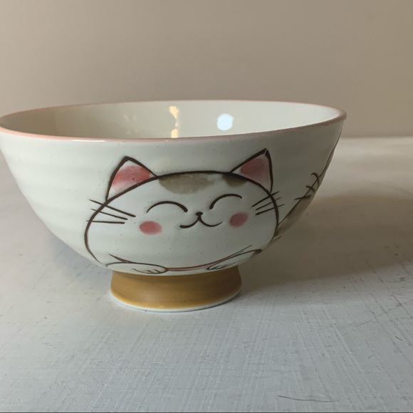 Kafuh | Dining | Rice Bowl Maneki Neko Lucky Cat Noodle Ramen Made In ...